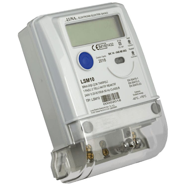 Contor electric LUNA LSM10, monofazat, static - Koniq Energy